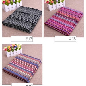 Nepal Fabric, Nepal Style Colorful Jacquard Striped Pattern Gallery ...