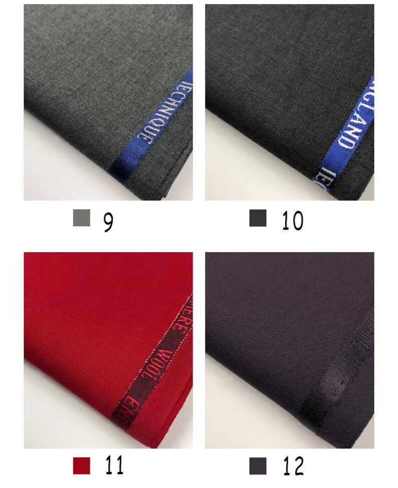 Wool Suiting Fabric Worsted Wool Fabric by the Half Yard - Etsy