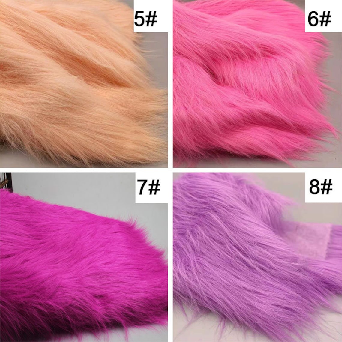 LONG Pile PLUSH Fabric Faux Fur Fabric Fursuit Prop Fursuit - Etsy Canada
