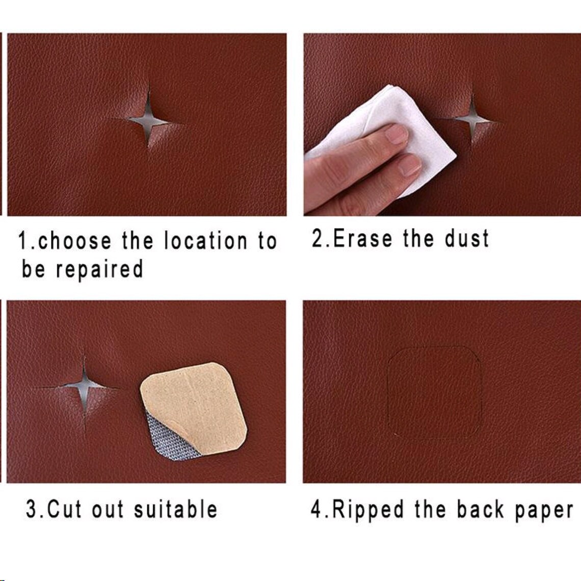 Self-adhesive Leather Fabric Artificial Leather Leather - Etsy