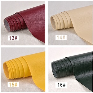 Self-adhesive Leather Fabric, Artificial Leather, Leather Sheets, Faux ...