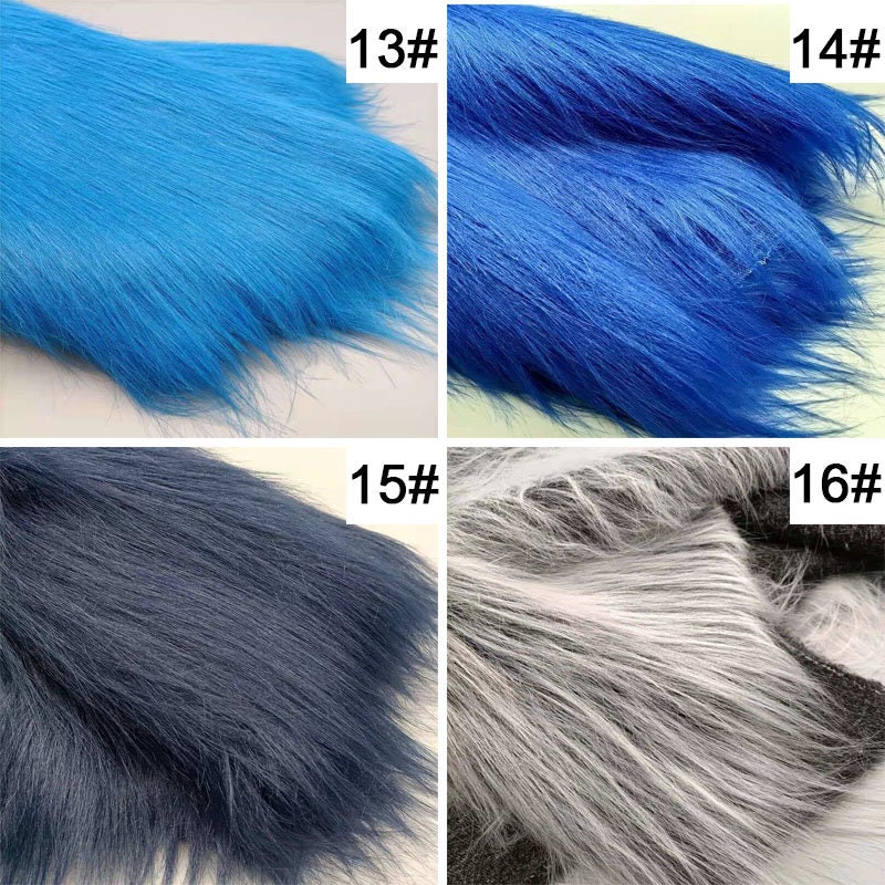 LONG Pile PLUSH Fabric Faux Fur Fabric Fursuit Prop Fursuit - Etsy Canada