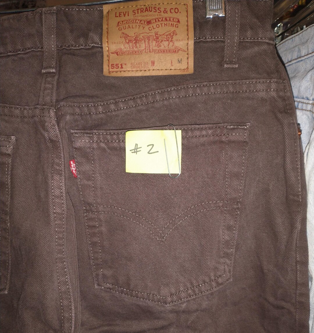 Vintage Levi 551 Jeans, Ready to Distress If You Want.high Waisted ...