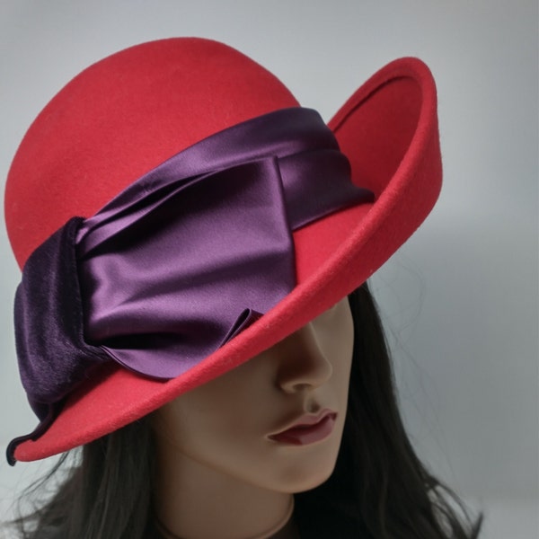 Turned up Brim Hat - Etsy