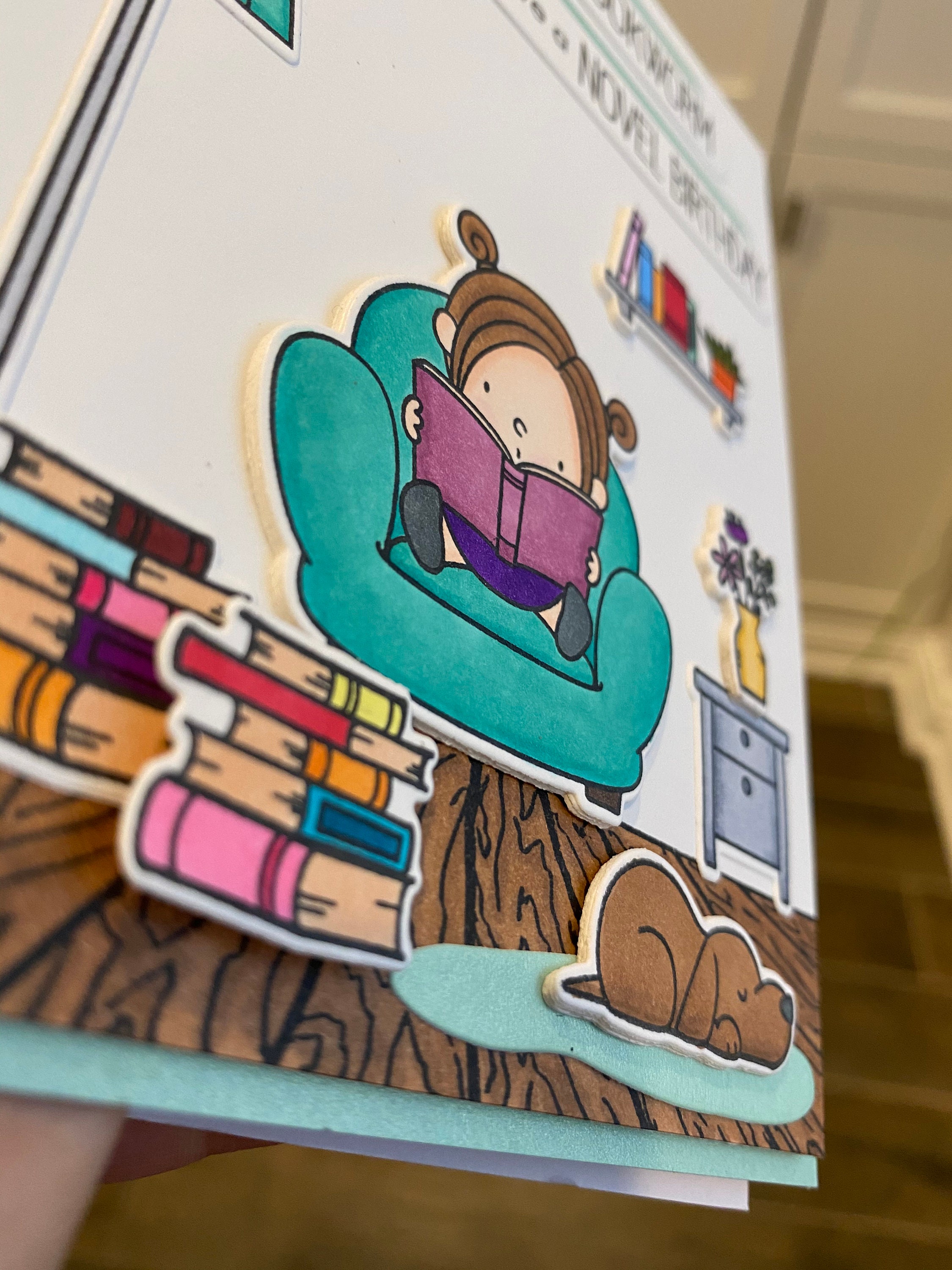 Book Friendship & Birthday Cards - Etsy