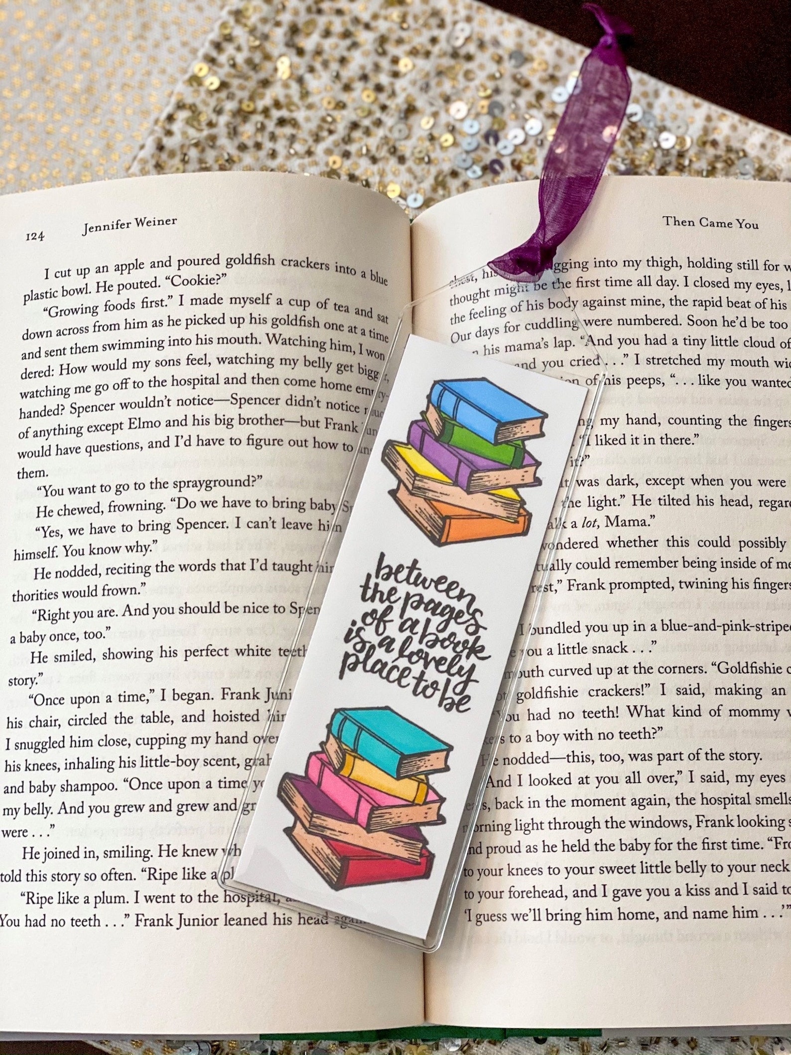 Book Lover Handmade Bookmark - Etsy