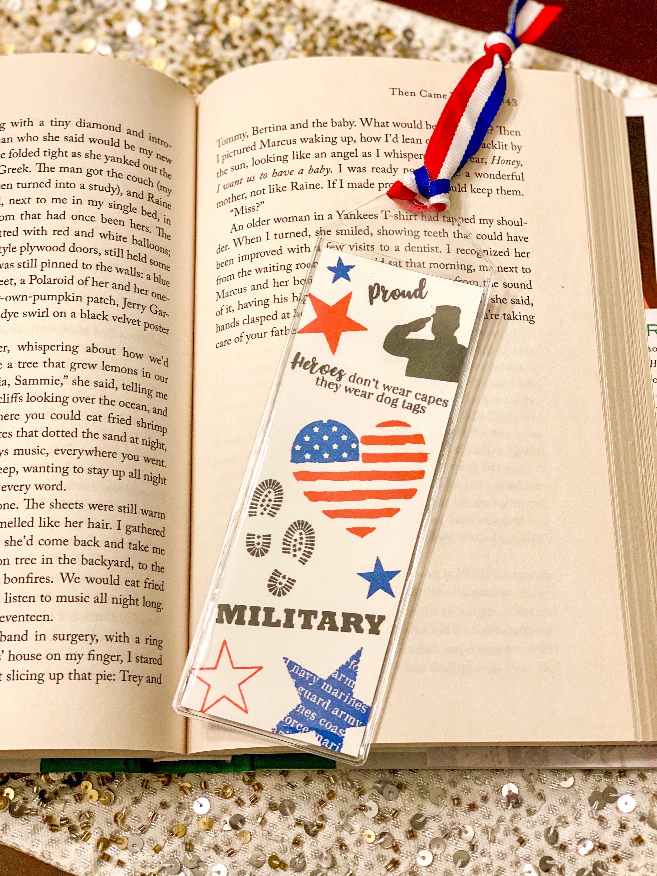 Military Handmade Bookmark - Etsy