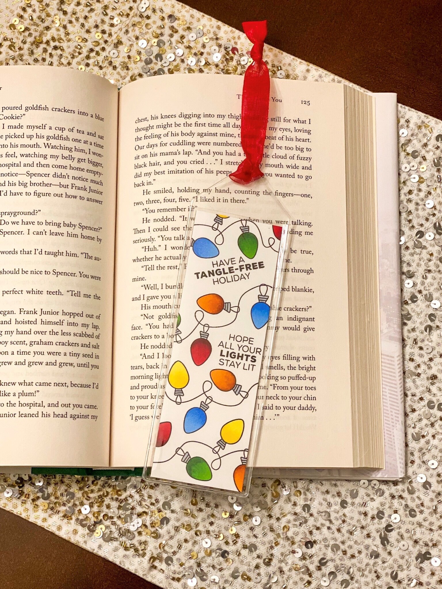 Handmade Christmas Bookmark (2 Options) - Etsy