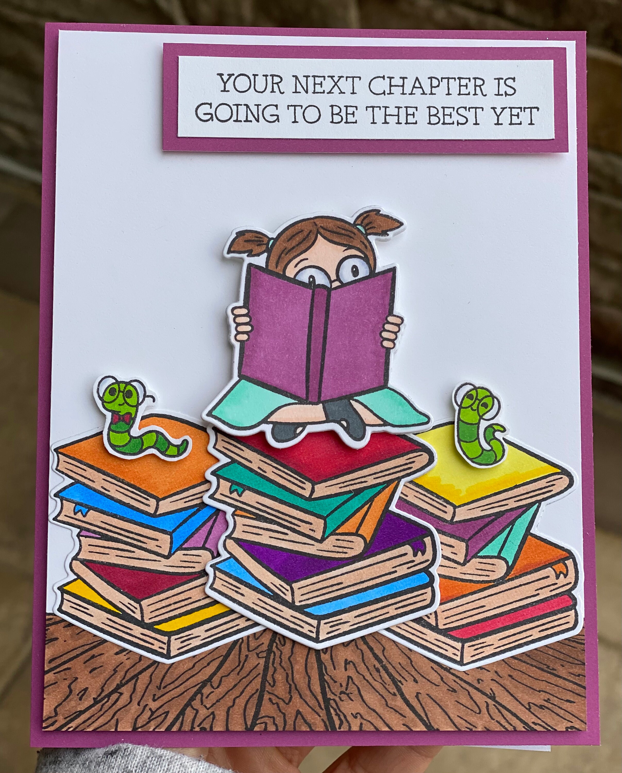Book Friendship & Birthday Cards - Etsy