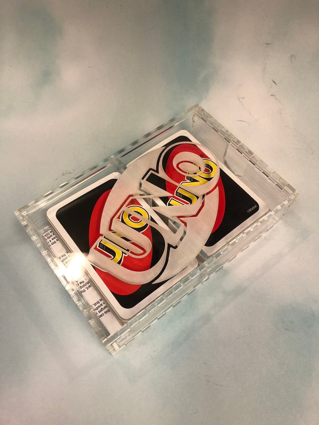 Uno Card Box Holder Acrylic Great for Gift - Etsy