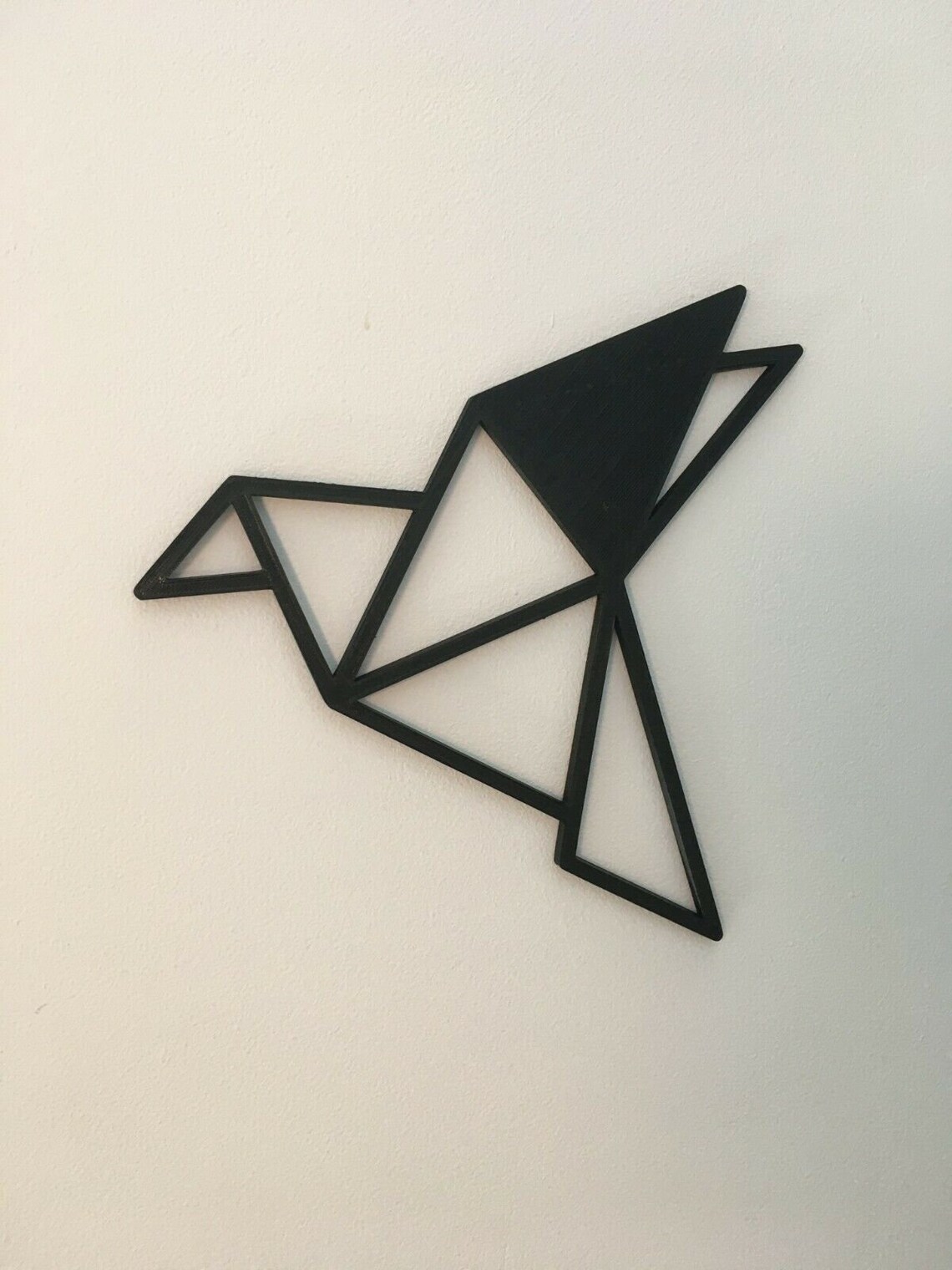 Geometric Flying Bird Three Pack Wall Art Decor Hanging | Etsy