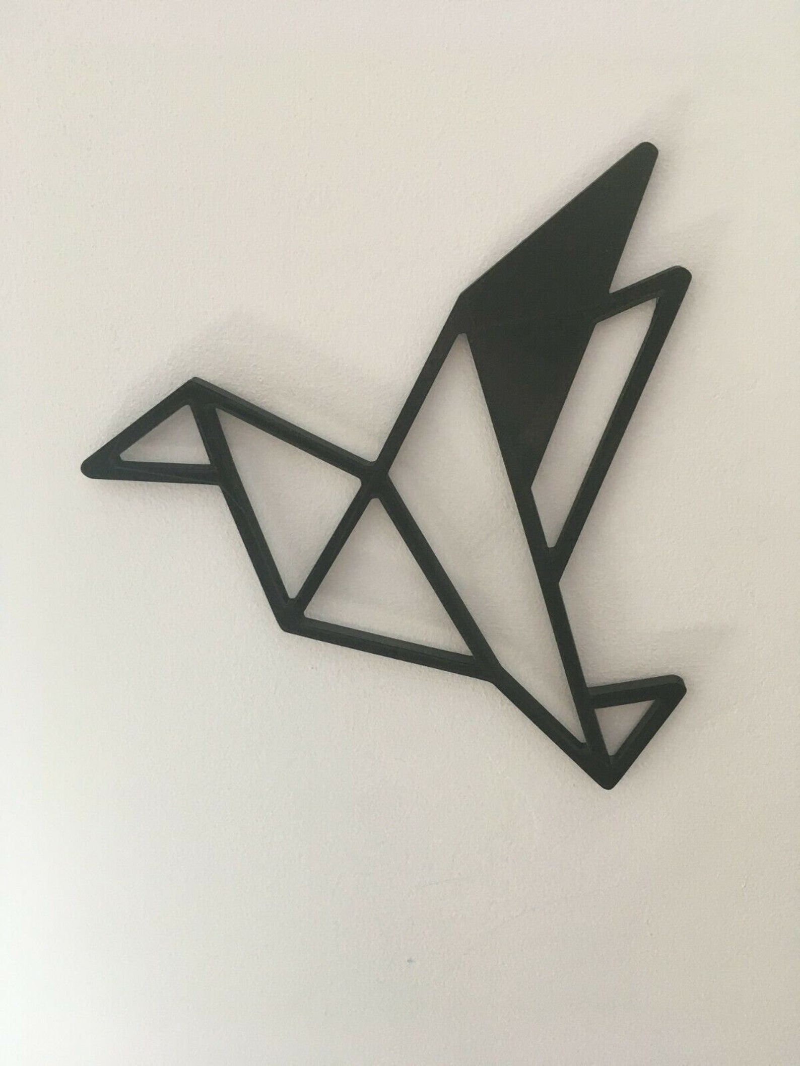 Geometric Flying Bird Three Pack Wall Art Decor Hanging | Etsy