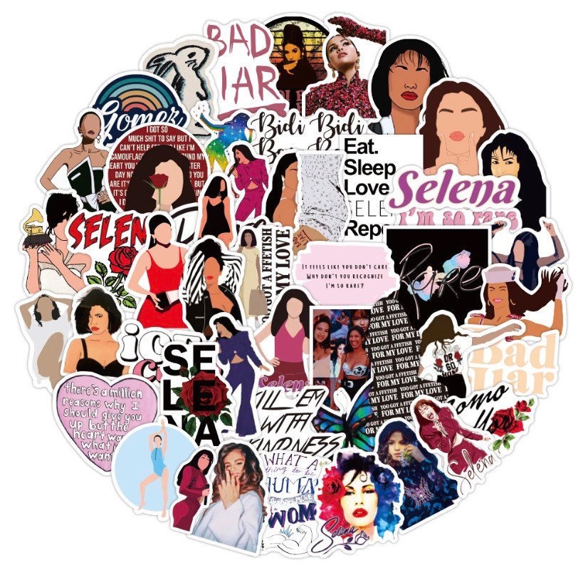 Selena Quintanilla Stickers Selena Gomez Stickers Selena - Etsy
