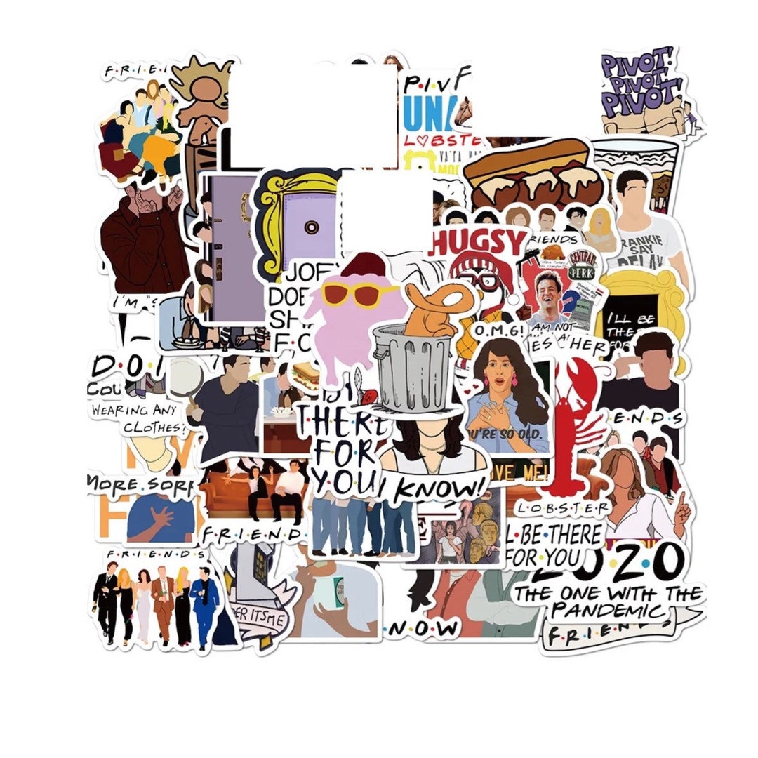 Friends TV Show Stickers Popular Show Stickers Laptop - Etsy