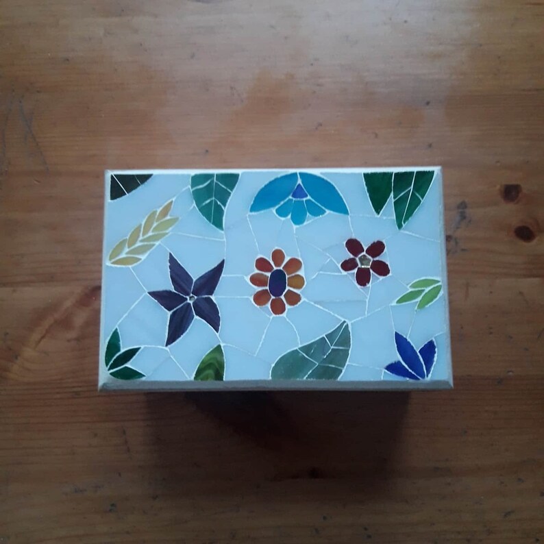 Glass Mosaic Box - Etsy
