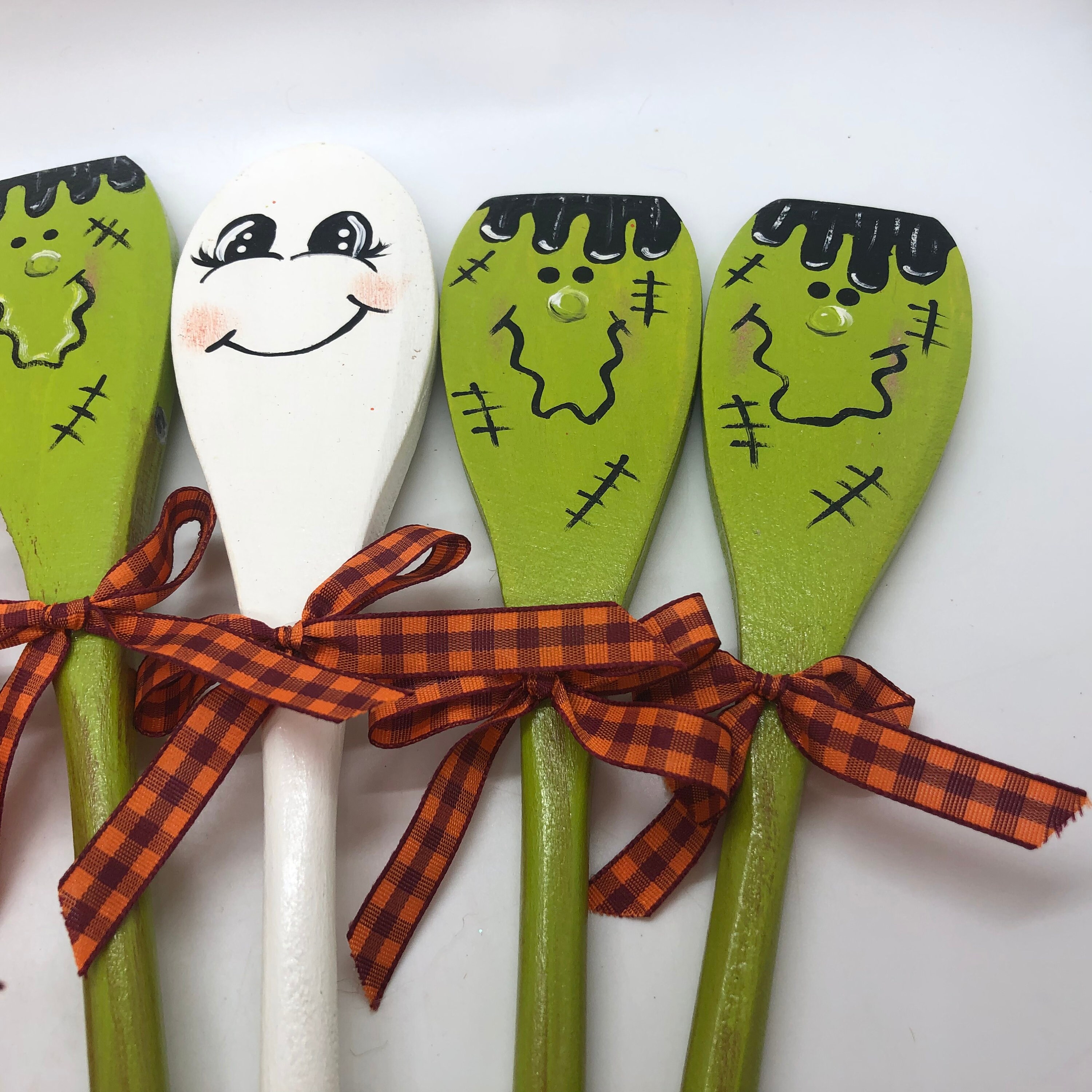 Hand Painted Wooden Halloween Spoons - Etsy