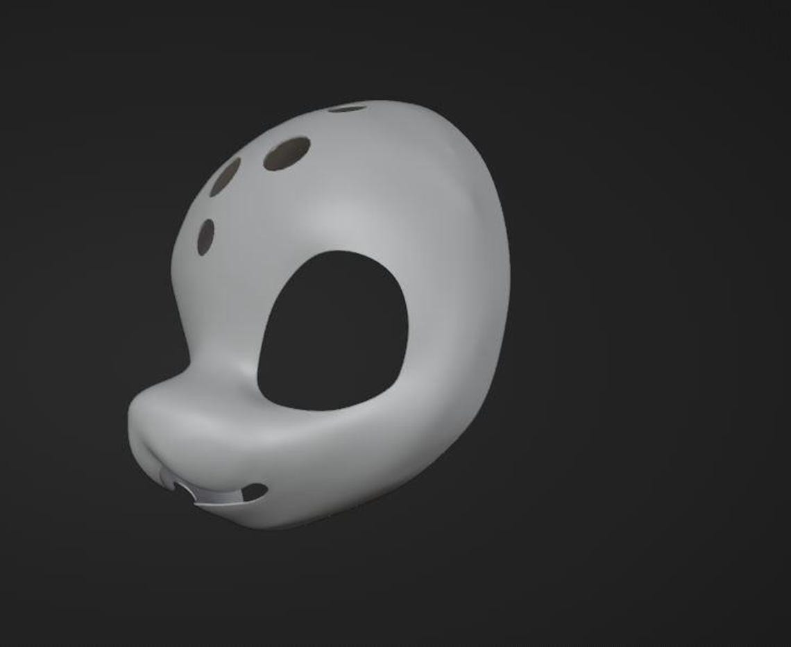 Furry Kemono Head Base [STL FILE ONLY] - Etsy