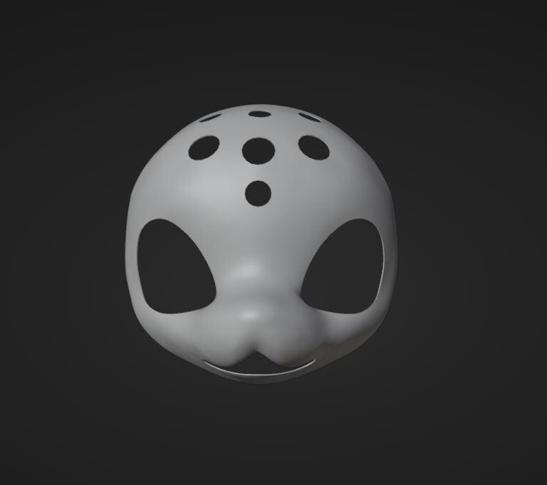 Furry Kemono Head Base [STL FILE ONLY] - Etsy