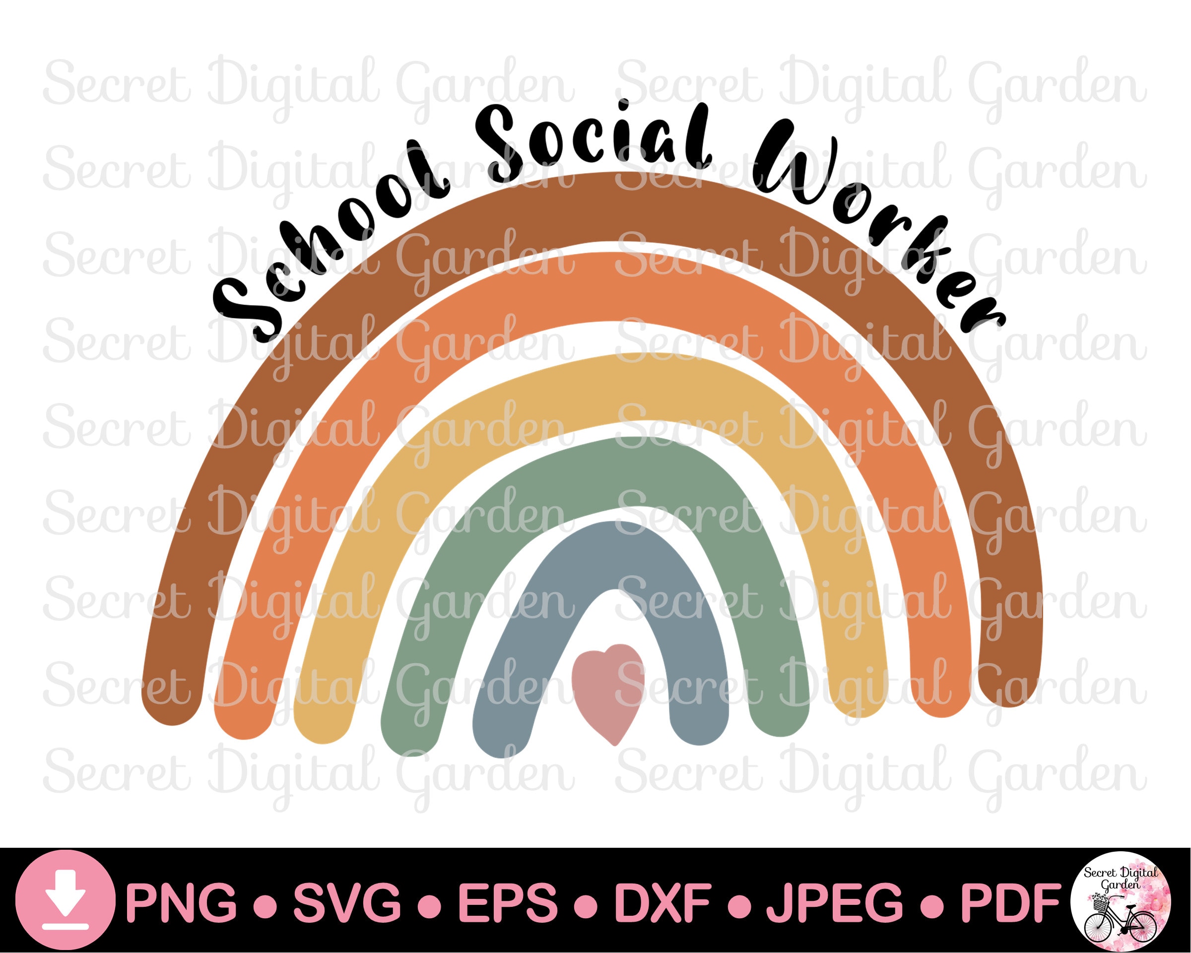Back to School Social Worker SVG PNG | Social Work Svg | School Social ...