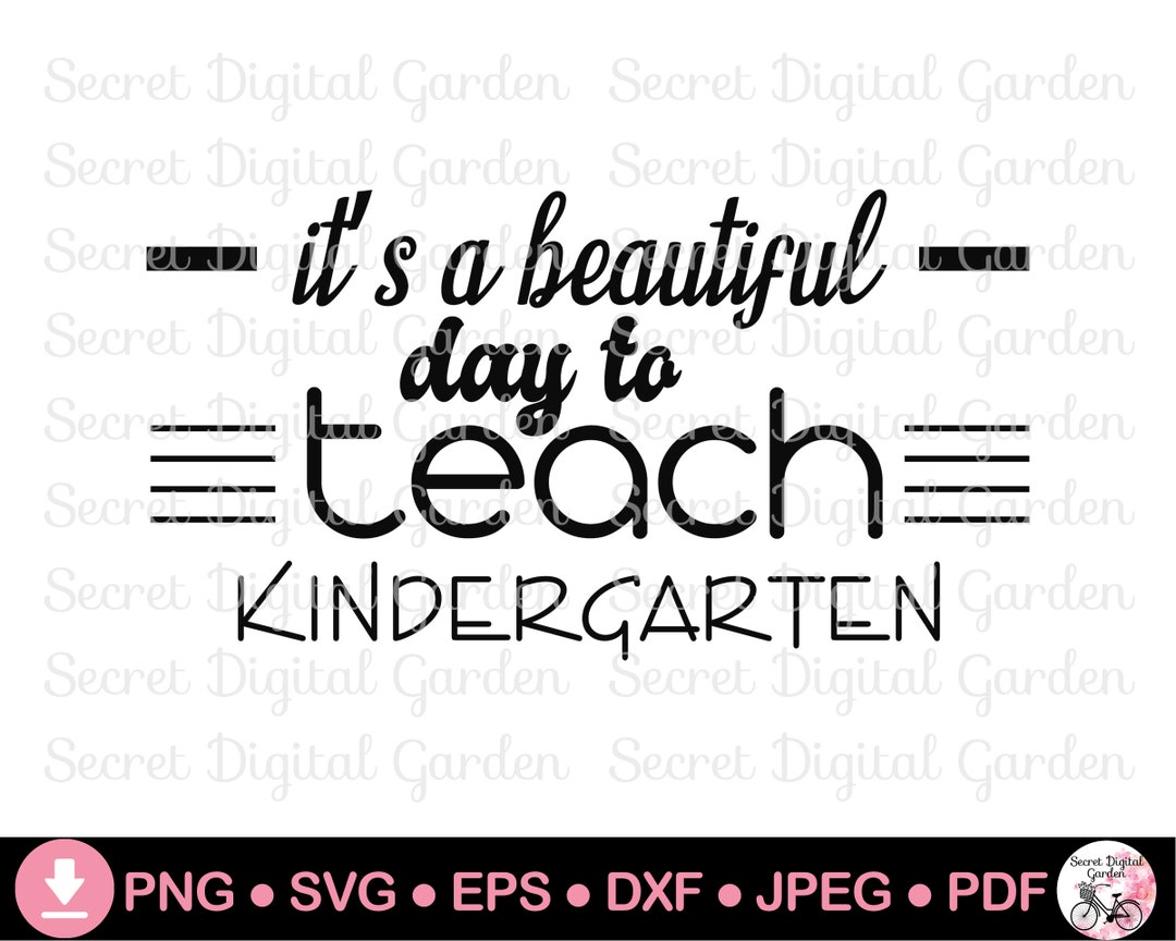 Kindergarten Teacher Shirt Design Svg Png | Teacher Quotes | Teacher ...