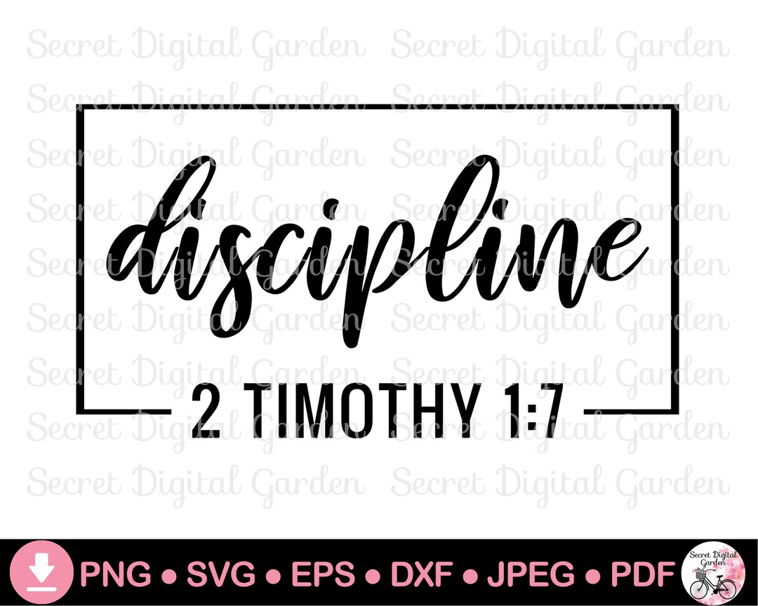 2 Timothy 1:7 SVG | Self Disciple Quote | Holy Spirit Svg | God Has Not ...