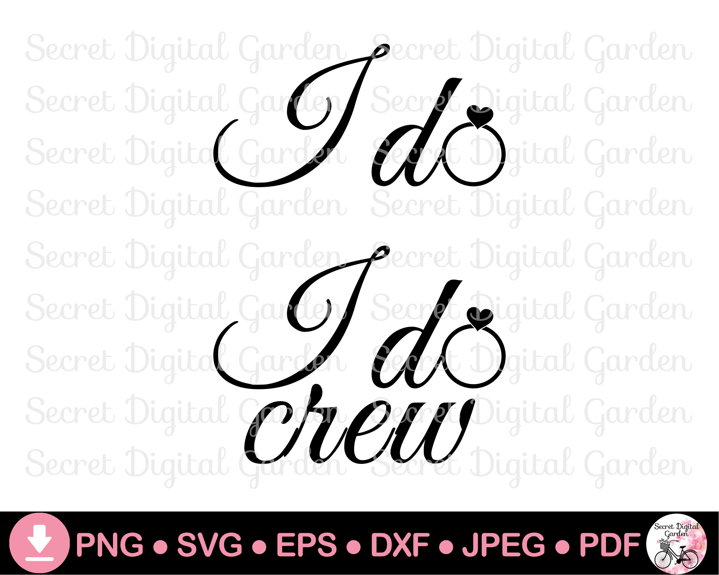 I Do Crew Svg Png | Bachelorette Party Svg | Bridal Party Svg | Bride ...