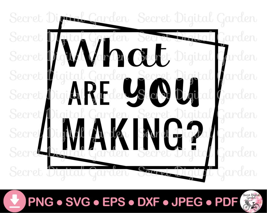 Crafting Svg Files For Cricut Designs Svg Craft File Crafter Etsy