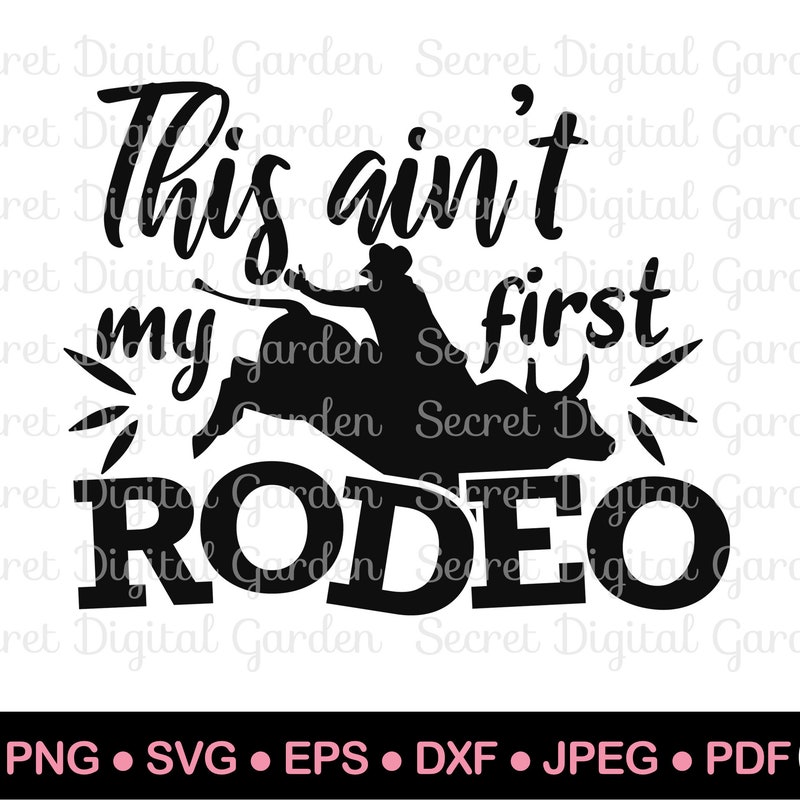 My First Rodeo Svg - Etsy