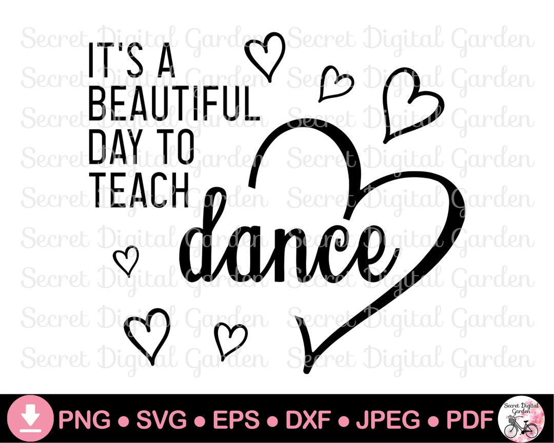 Dance Quotes SVG PNG | Dance Teacher Quote | Teacher Gift Idea ...