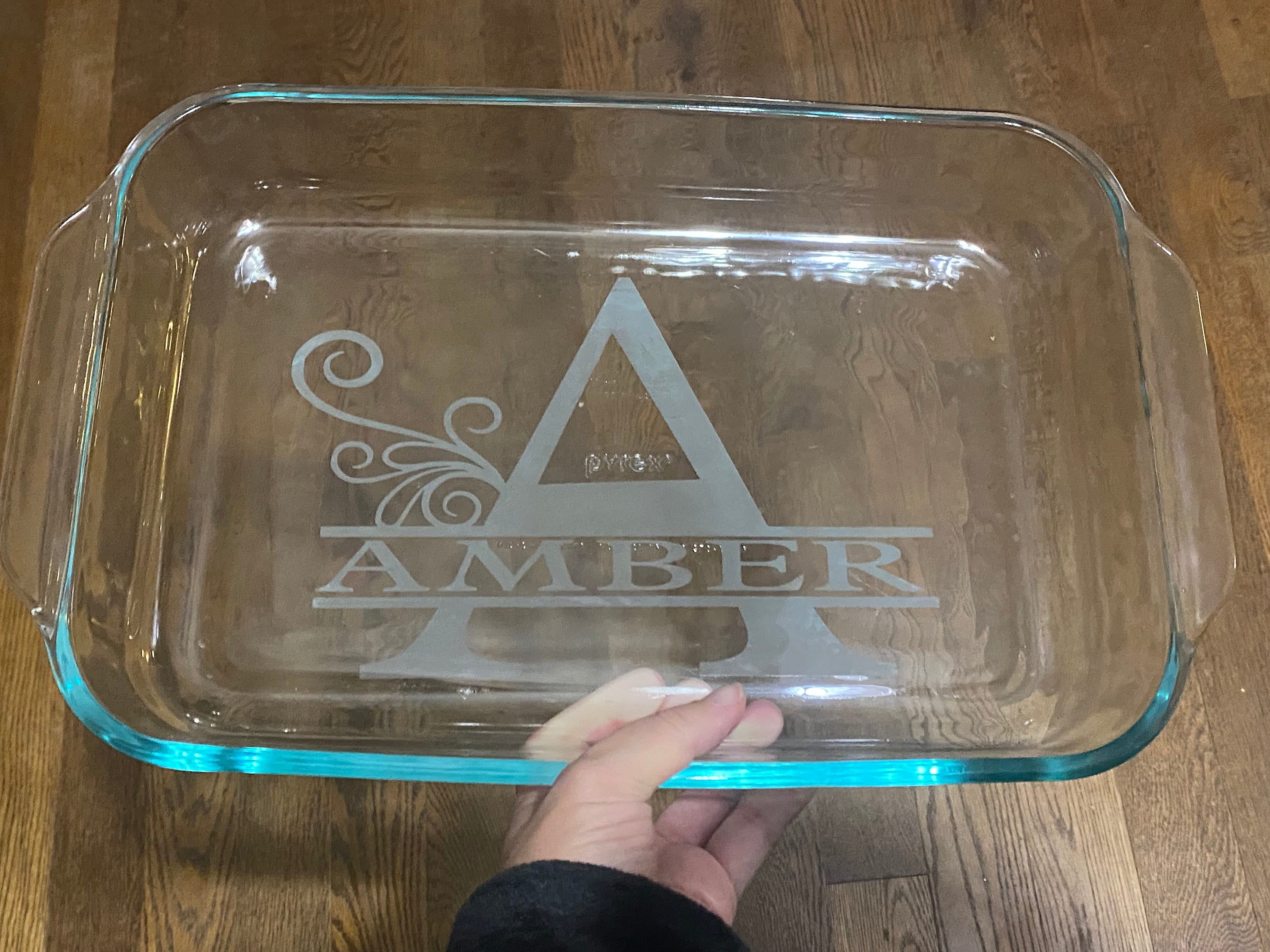 Personalized Engraved Etched Baking Dish, Christmas Gift, Wedding Gift ...
