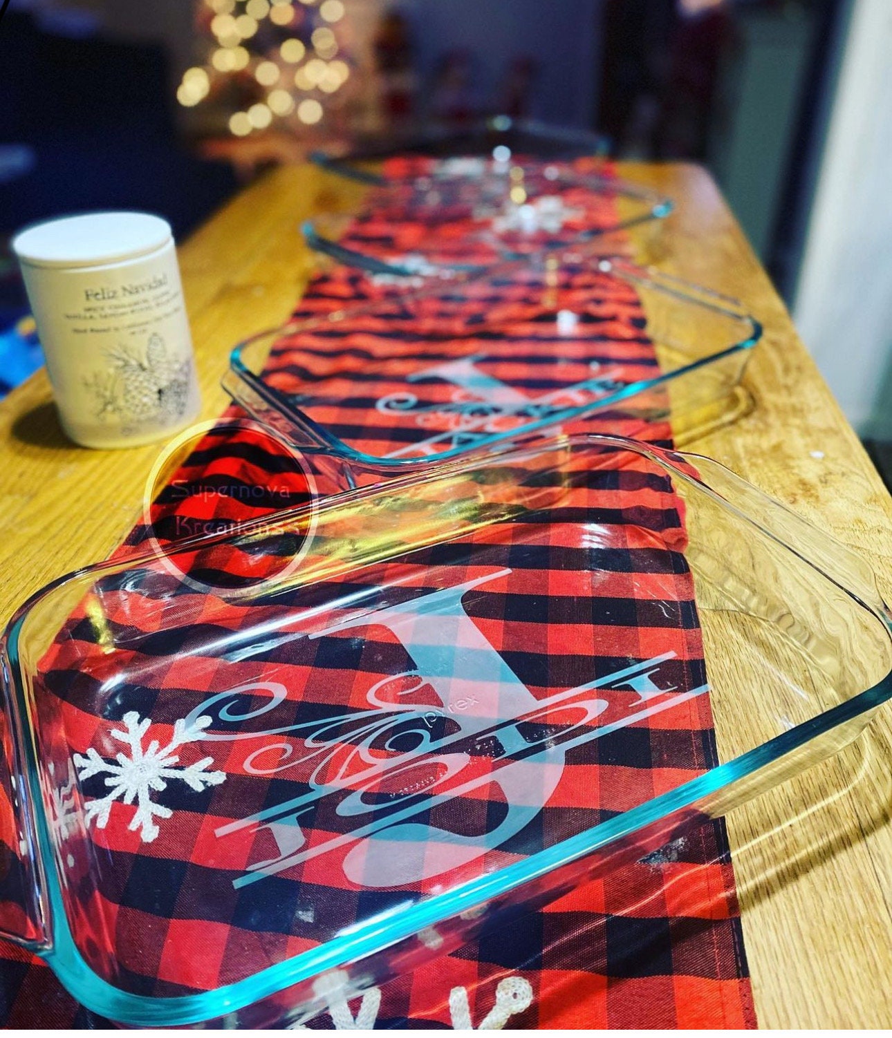 Personalized Engraved Etched Baking Dish, Christmas Gift, Wedding Gift ...