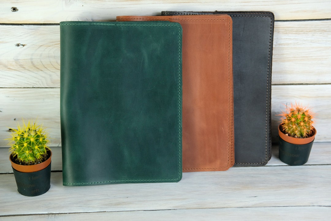 Handmade Leather Notebook Cover: A5 B6 A6 A4 B5 Moleskine Leuchtturm ...