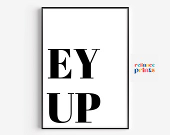 Yorkshire Slang Print - Etsy UK