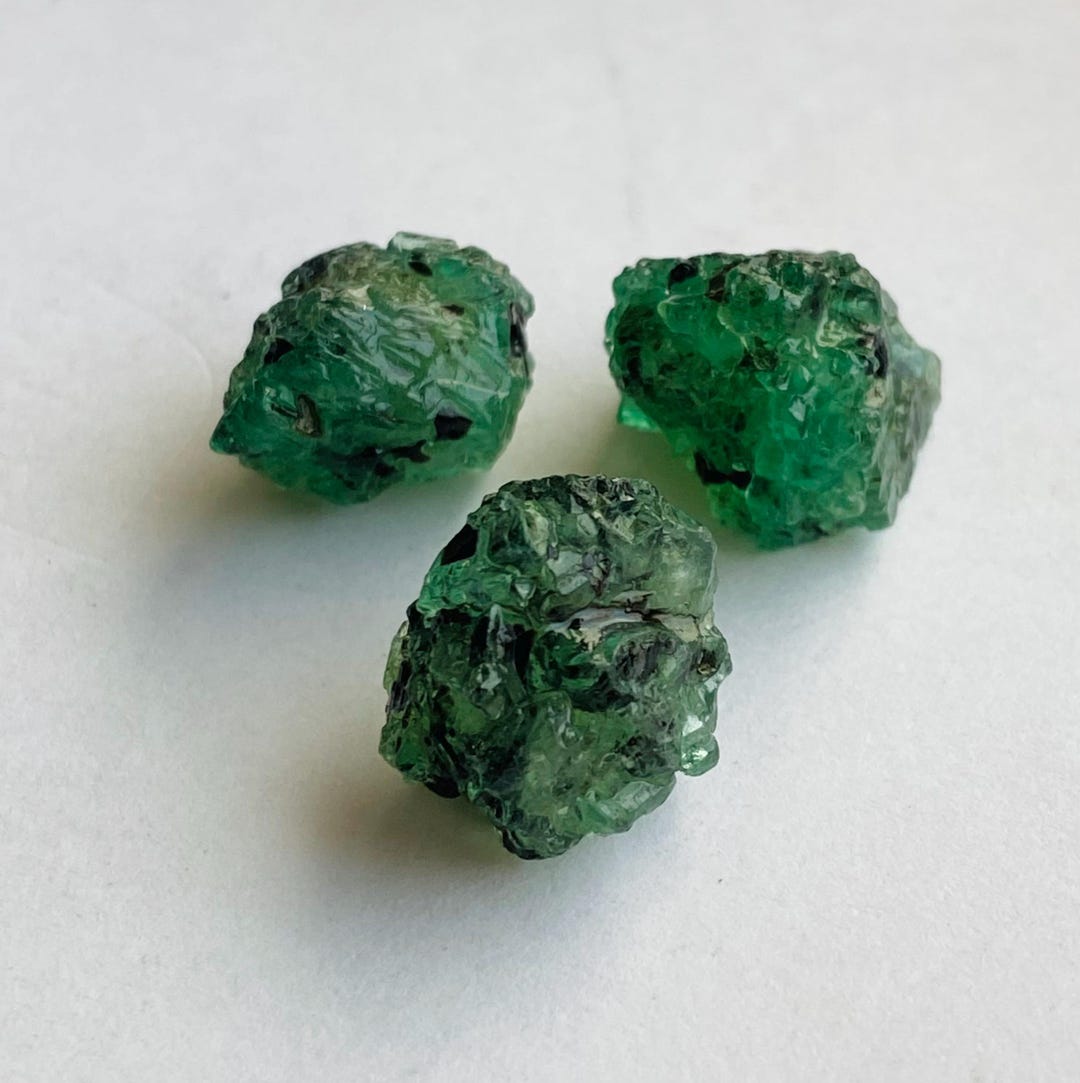 Extremely Rare" Emerald Free Form Shape , Zambian Emerald Raw ...