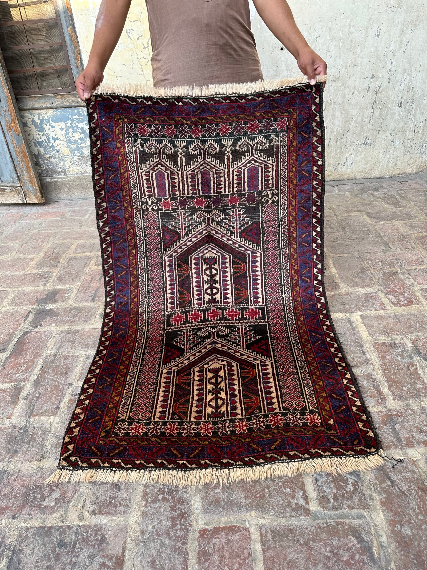 Traditional Prayer Rug 3x5 Afghan Antique Rug Faded Rug - Etsy