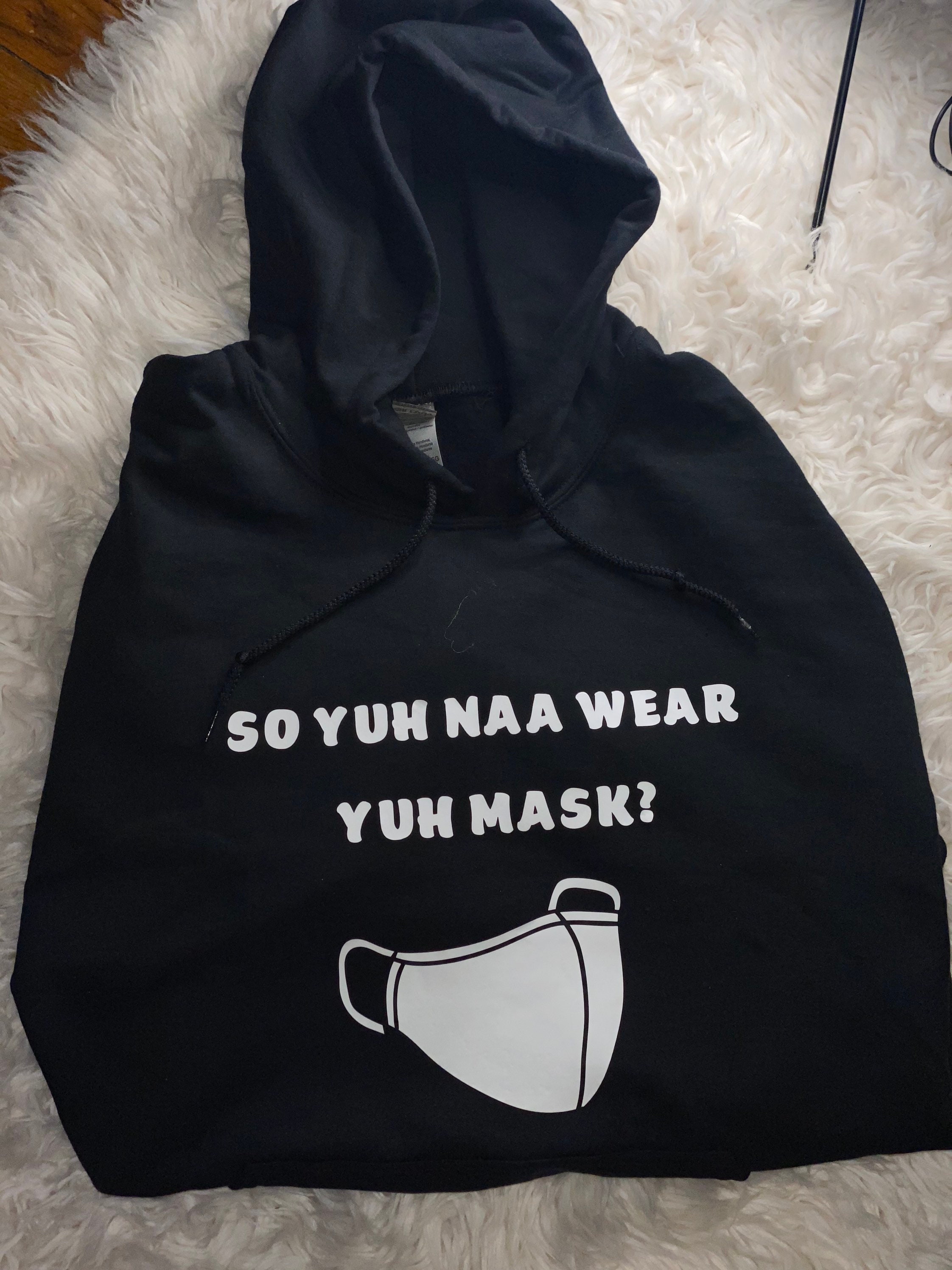 Unisex: so Yuh Naa Wear Yuh Mask? - Etsy