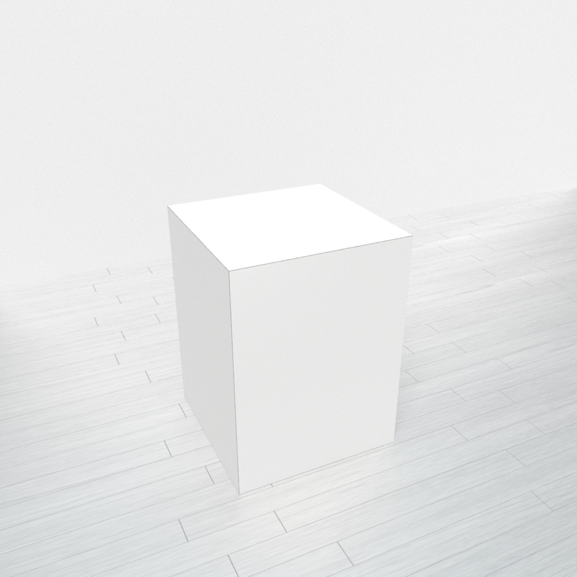 Rectangle Pedestal - White Base + White Top - 18" X 18" X 24" - Etsy