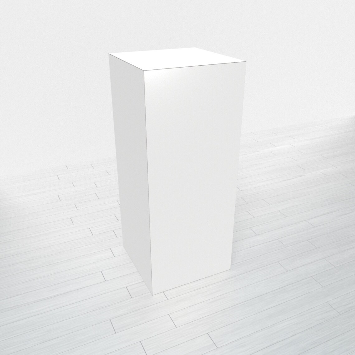 Rectangle Pedestal - White Base + White Top - 15" X 15" X 36" - Etsy