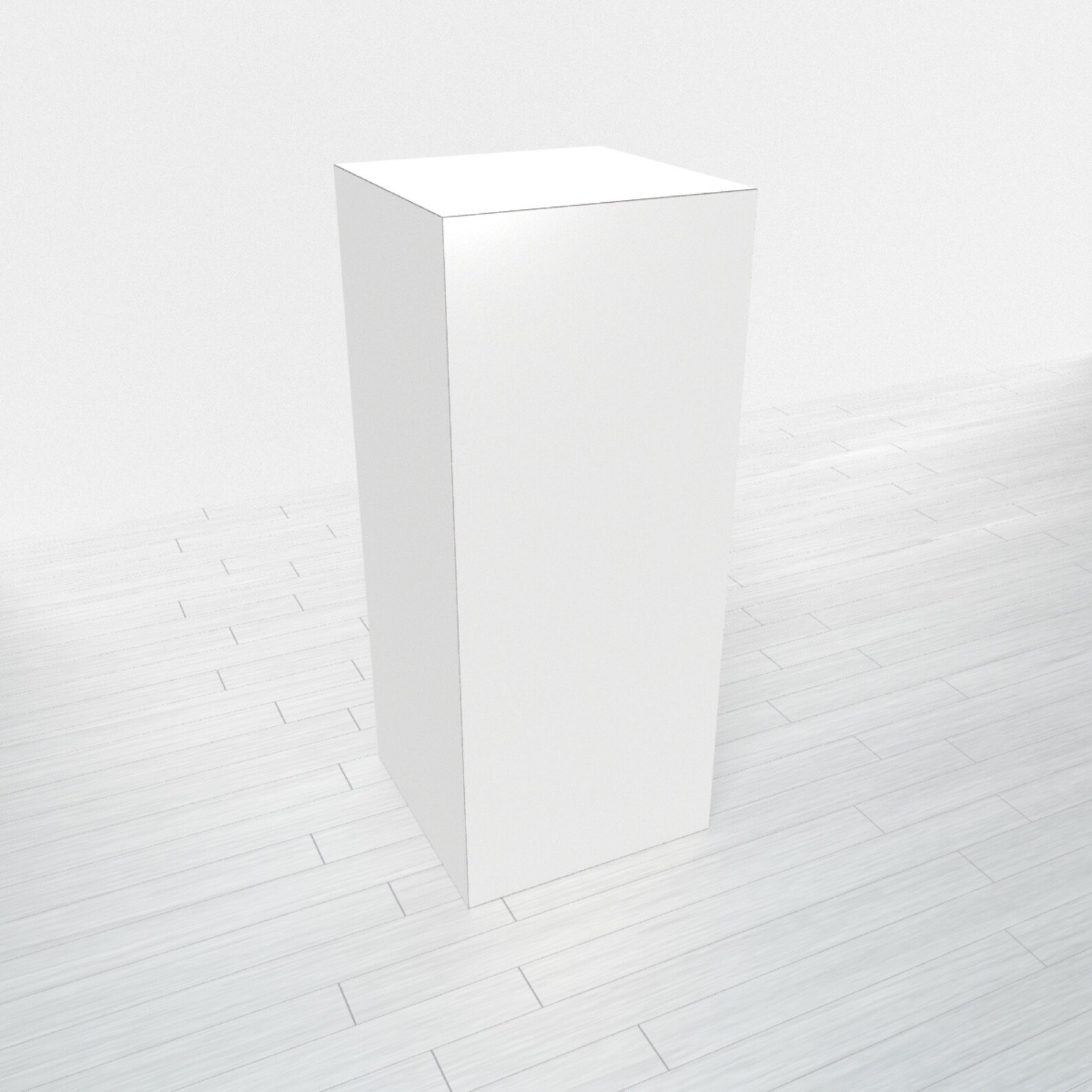 Rectangle Pedestal - White Base + White Top - 15" X 15" X 36" - Etsy