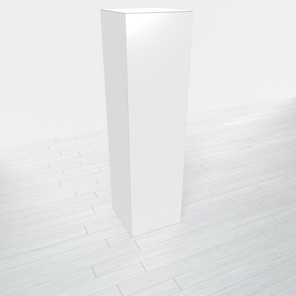 Rectangle Pedestal - White Base + White Top - 11.5" X 11.5" X 42" - Etsy