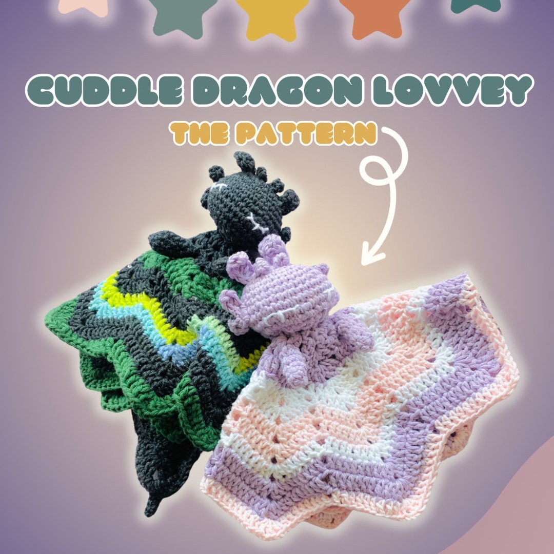 PDF Digital Crochet Pattern- Cuddle Dragon Lovvey - Etsy