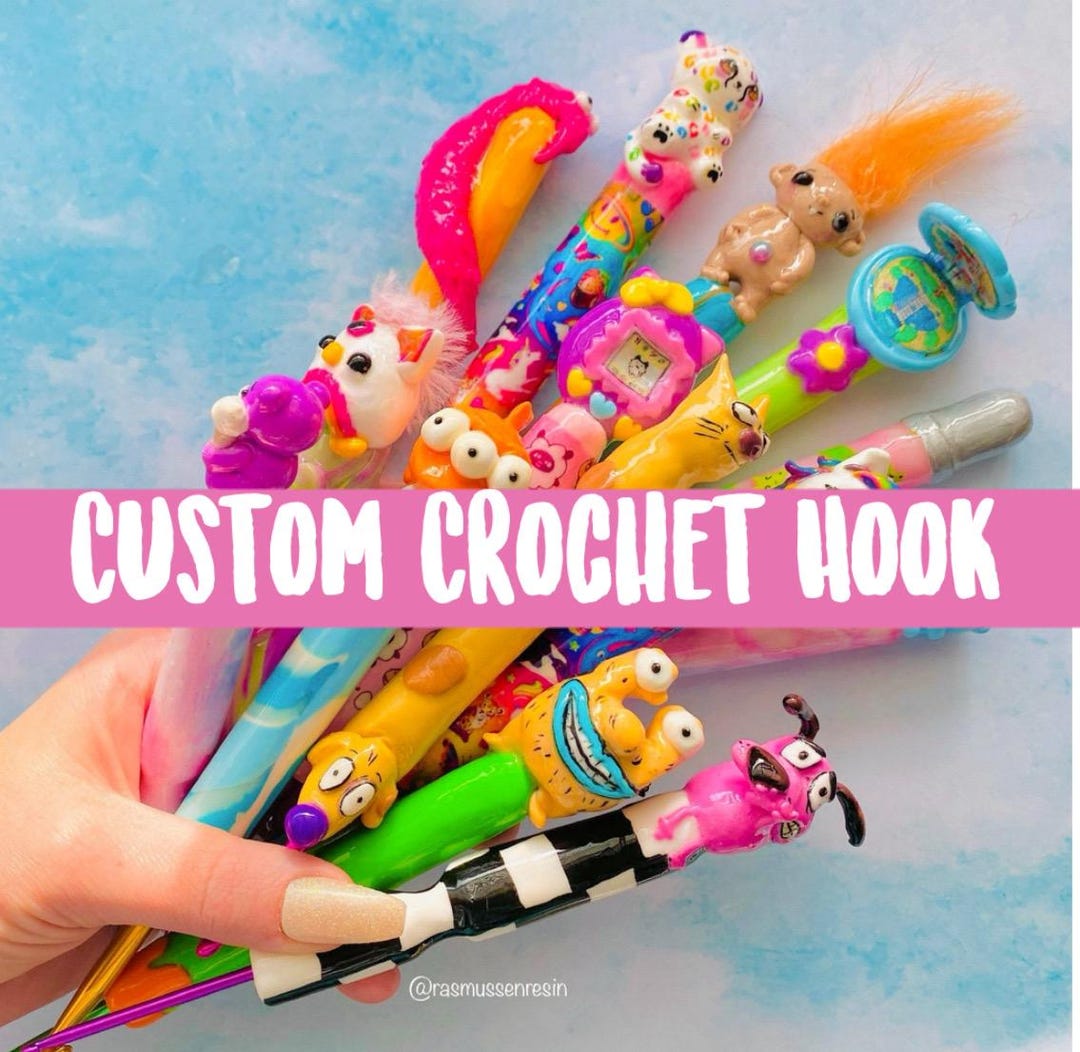 Custom Crochet Hook: Handmade, Themed Crochet Tools - Etsy