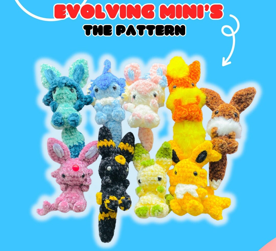 PDF Digital Crochet Pattern- Evolving Minis Complete Set Pattern- 9 ...