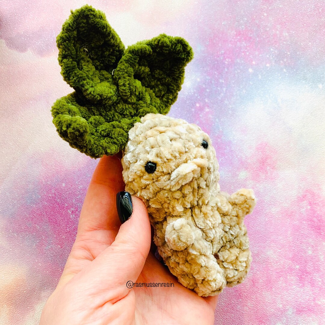 Screaming Sprout Minicrochet Plush/arumagumi/ Crochet/kawaii/ Cute/ - Etsy