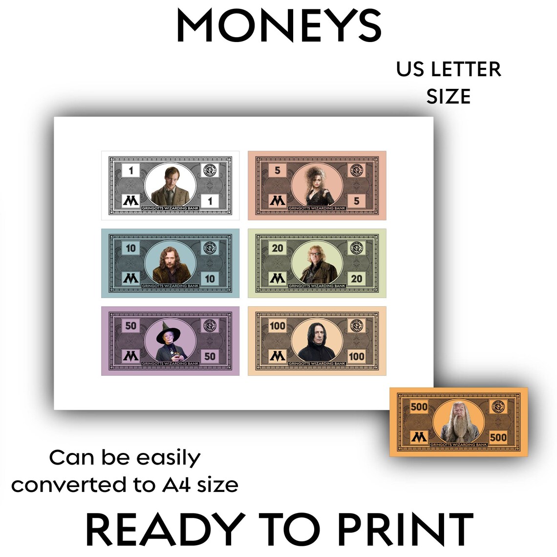 Harry Potter Monopoly Game: Custom Printable Design (PDF) - Etsy