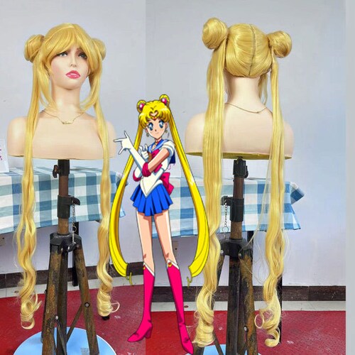 Wig Cosplay Wig Costume Wig White Blonde Long Wavy Wig Etsy