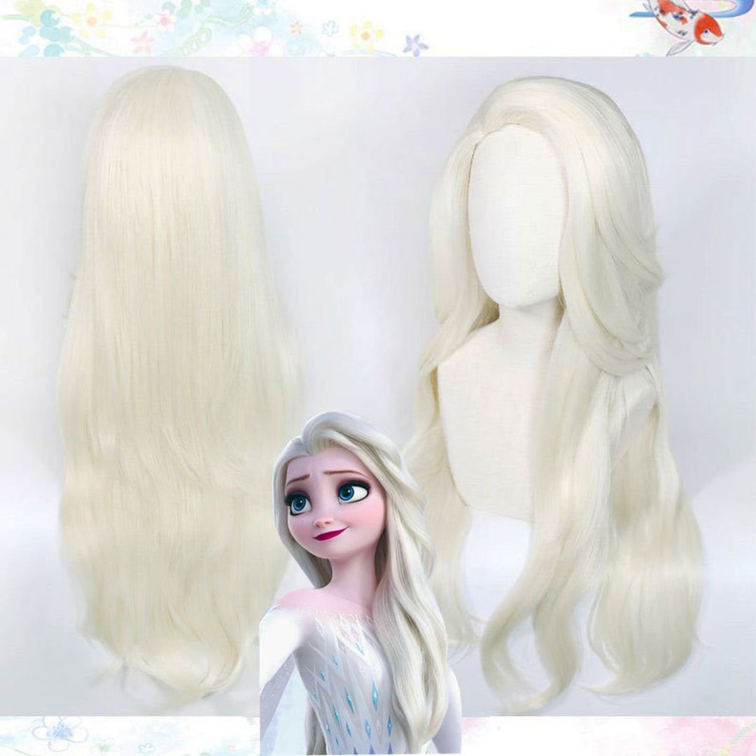Wig Cosplay Wig Costume Wig White Blonde Long Wavy Wig Halloween Wig ...