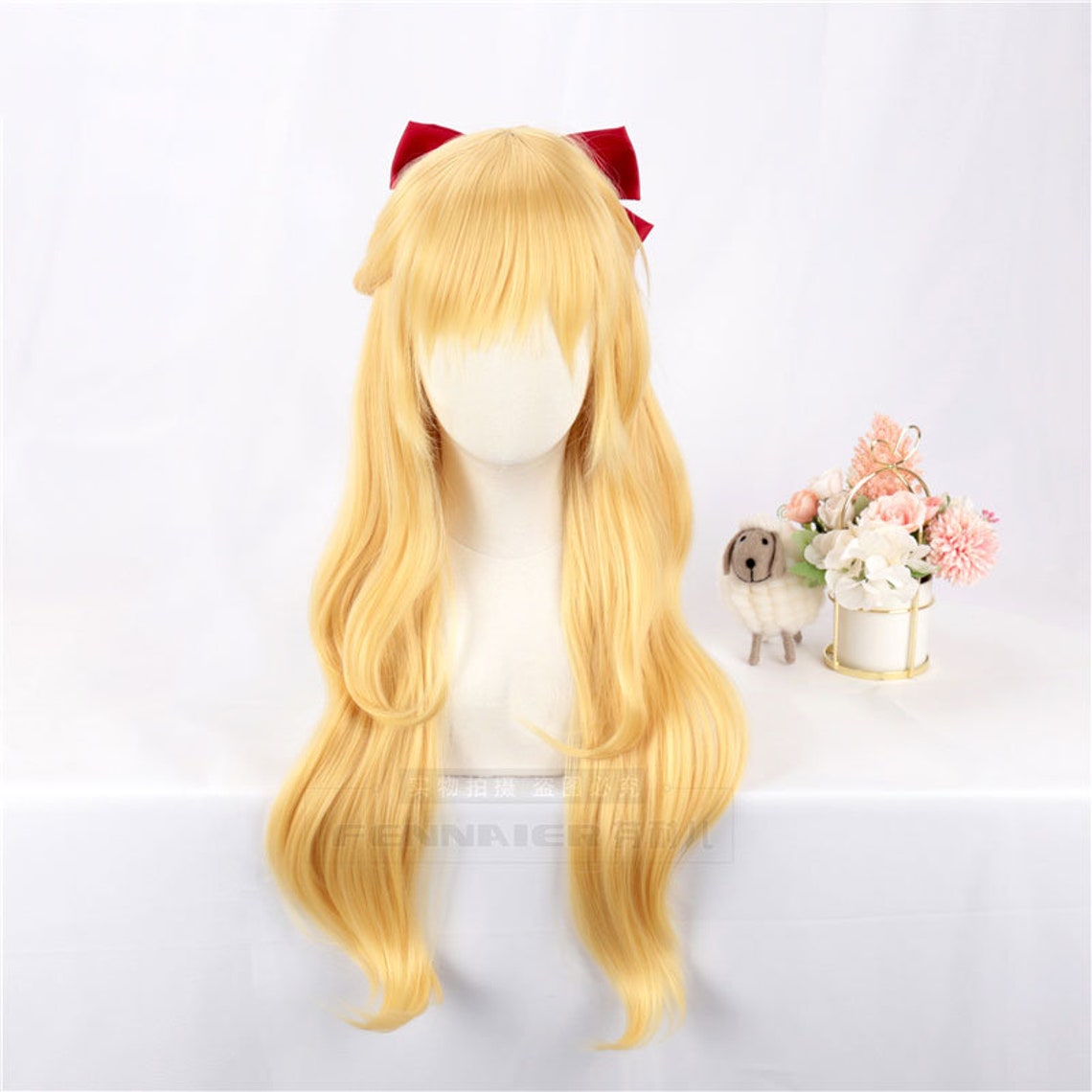 Wig Cosplay Wig Costume Wig White Blonde Long Wavy Wig - Etsy