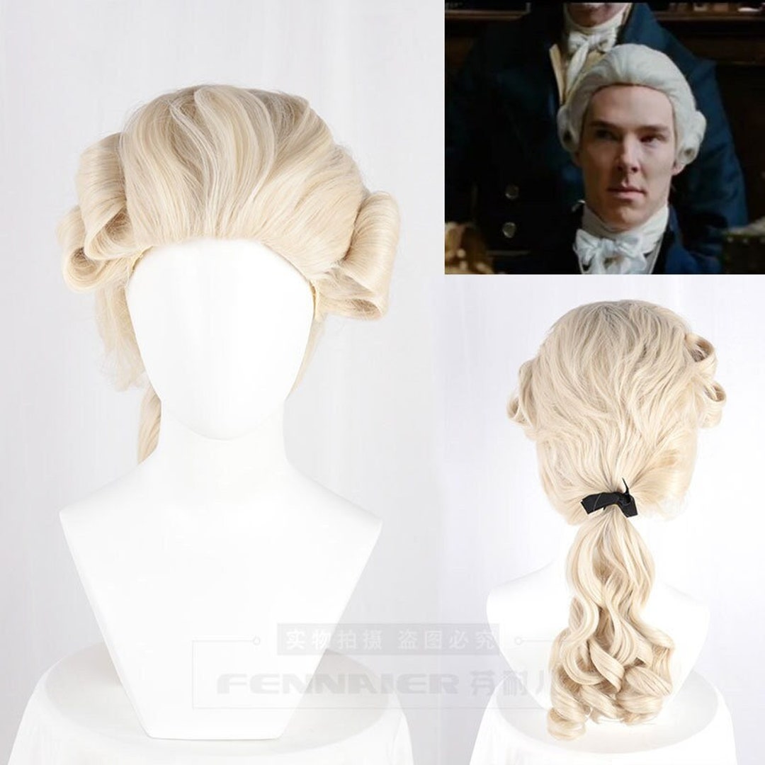 Wig Cosplay Wig Judge Wig Lawyer Wig Costume Wig White Blonde Long - Etsy