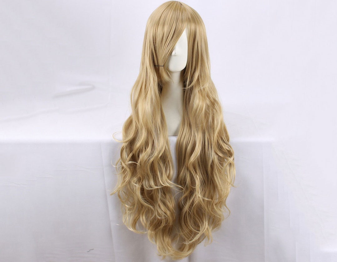 Wig Princess Cosplay Wig Long Wavy Blonde Role Playing Wig Halloween ...